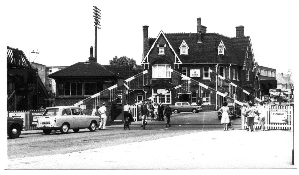 Lancing Village Postcards: The Railway Crossing