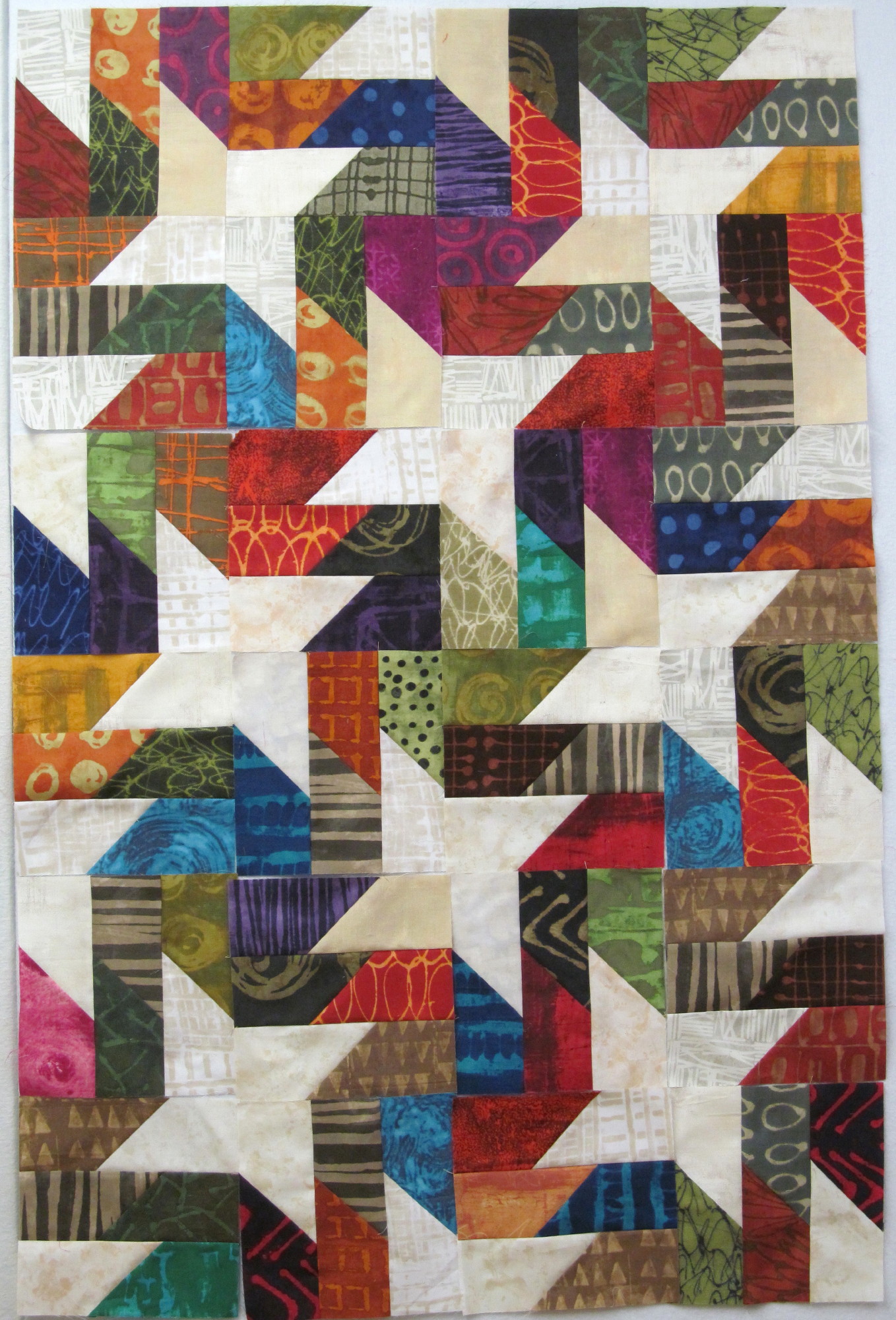 Exuberant Color : Some chisel blocks.............