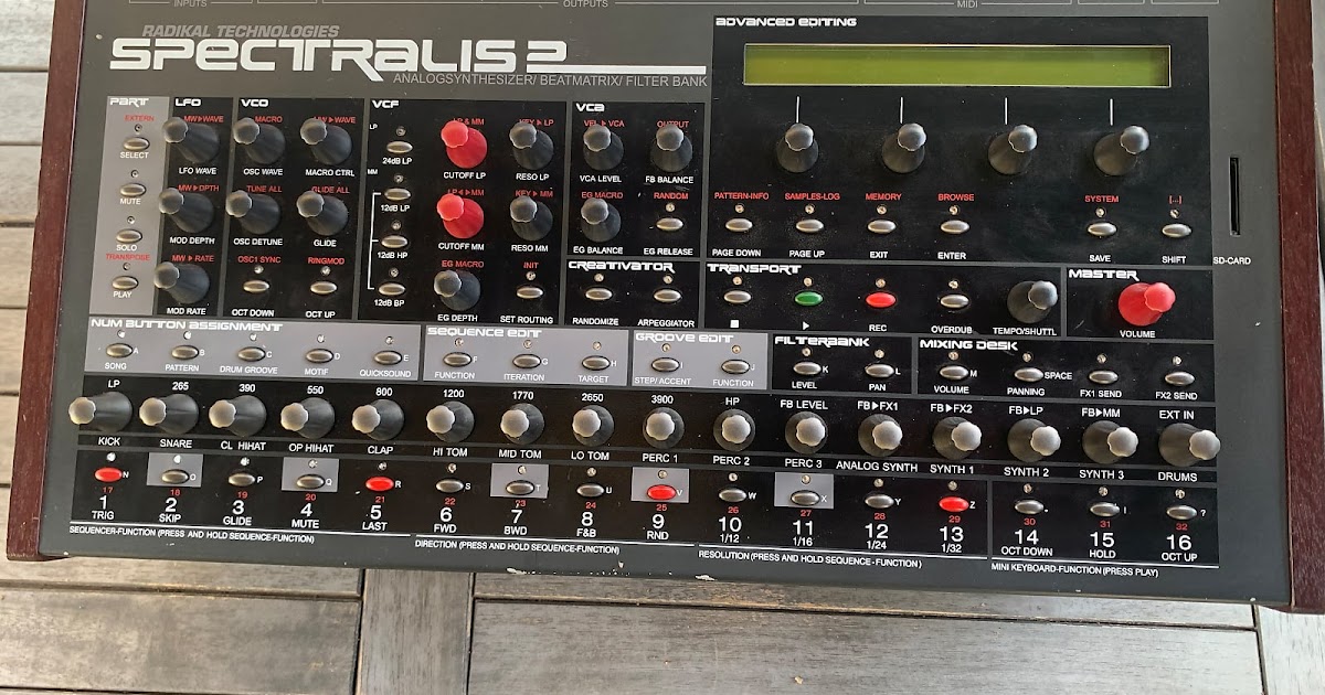 MATRIXSYNTH: Radikal Technologies Spectralis 2 SN 140526