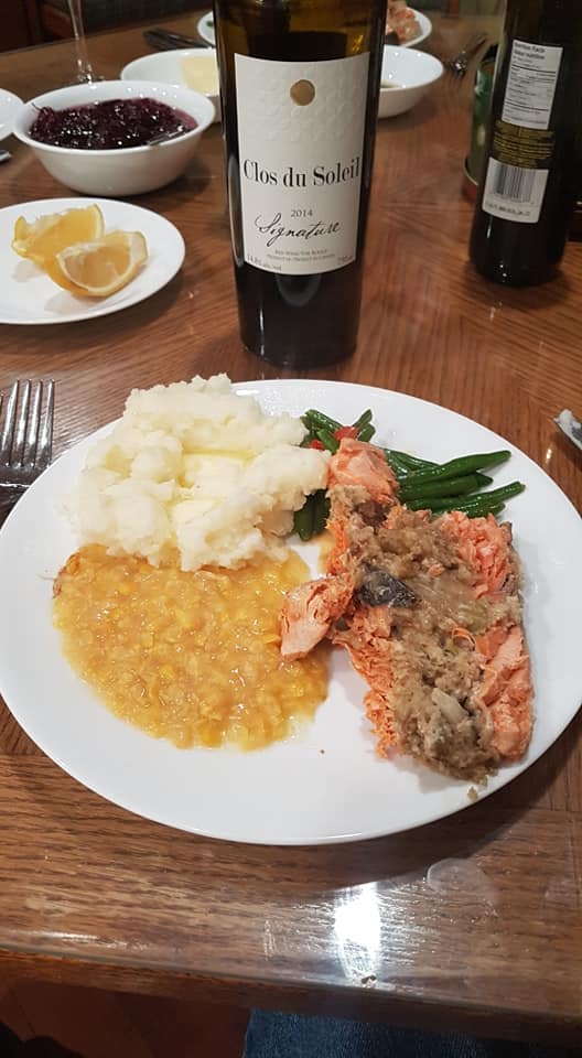 Croft's Wanderings: Salmon Dinner!