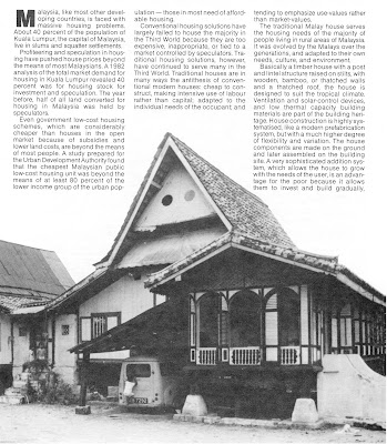 The Traditional Malay House - Tropical Architecture