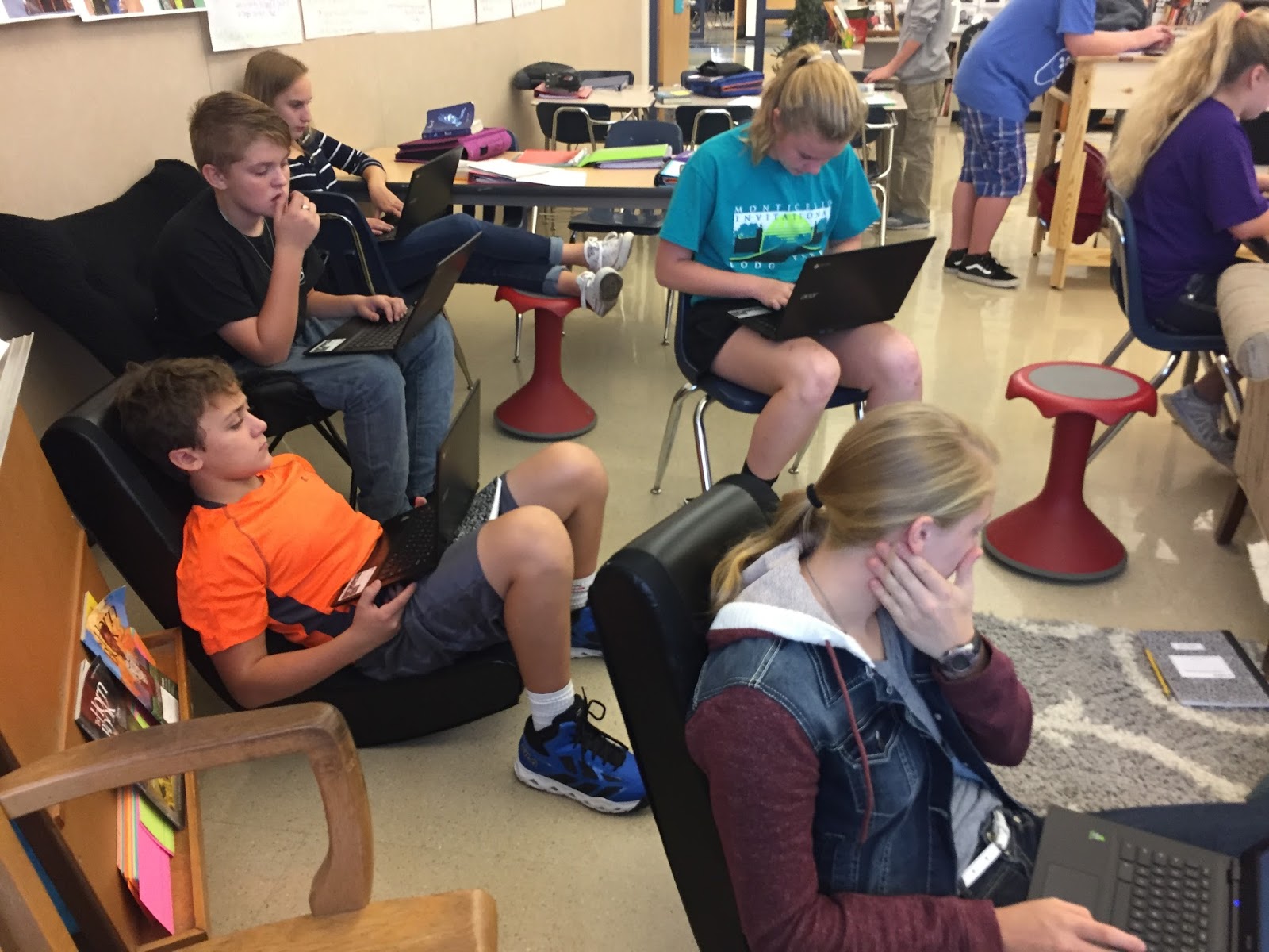 katherine sokolowski: Flexible Seating in the Middle School Classroom