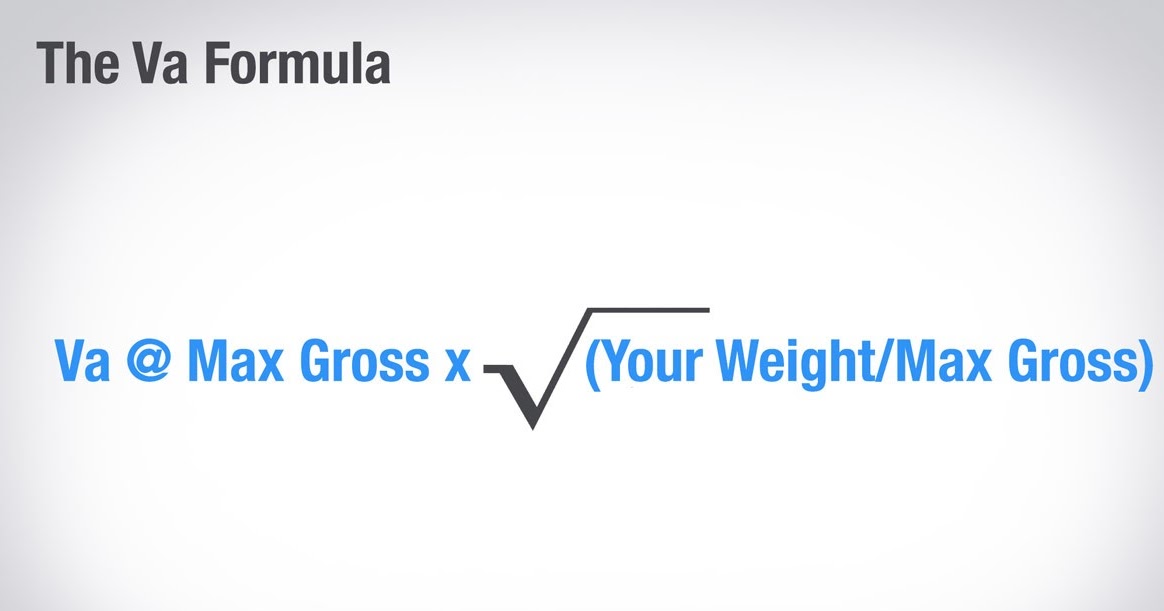 FAA飛行ライセンス: Va 計算式