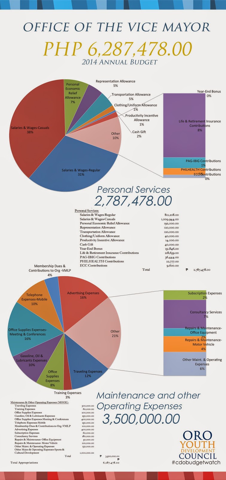 CDO BUDGET WATCH: Office of the City Vice Mayor