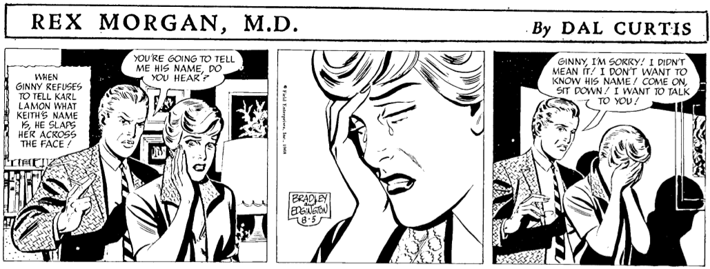 In Search of Rex Morgan, MD: 1968 Comic Strips: A Summary