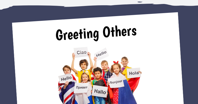 Greeting Others Social Story | And Next Comes L - Hyperlexia Resources