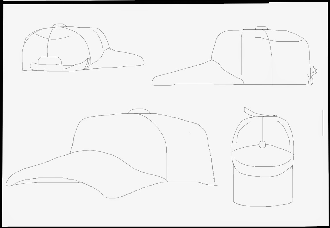 Wellinton Higashiro Portfólio: Boné design base