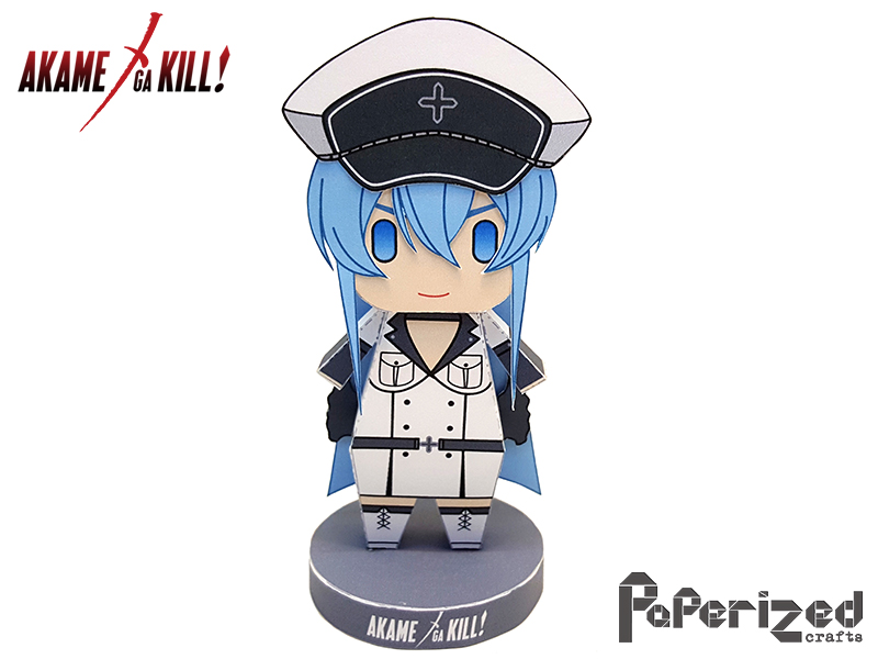 Akame ga Kill!: Esdeath Papercraft | Paperized Crafts