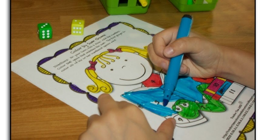 Teacher Tam's Educational Adventures: Color by Sum Game and a FREEBIE!