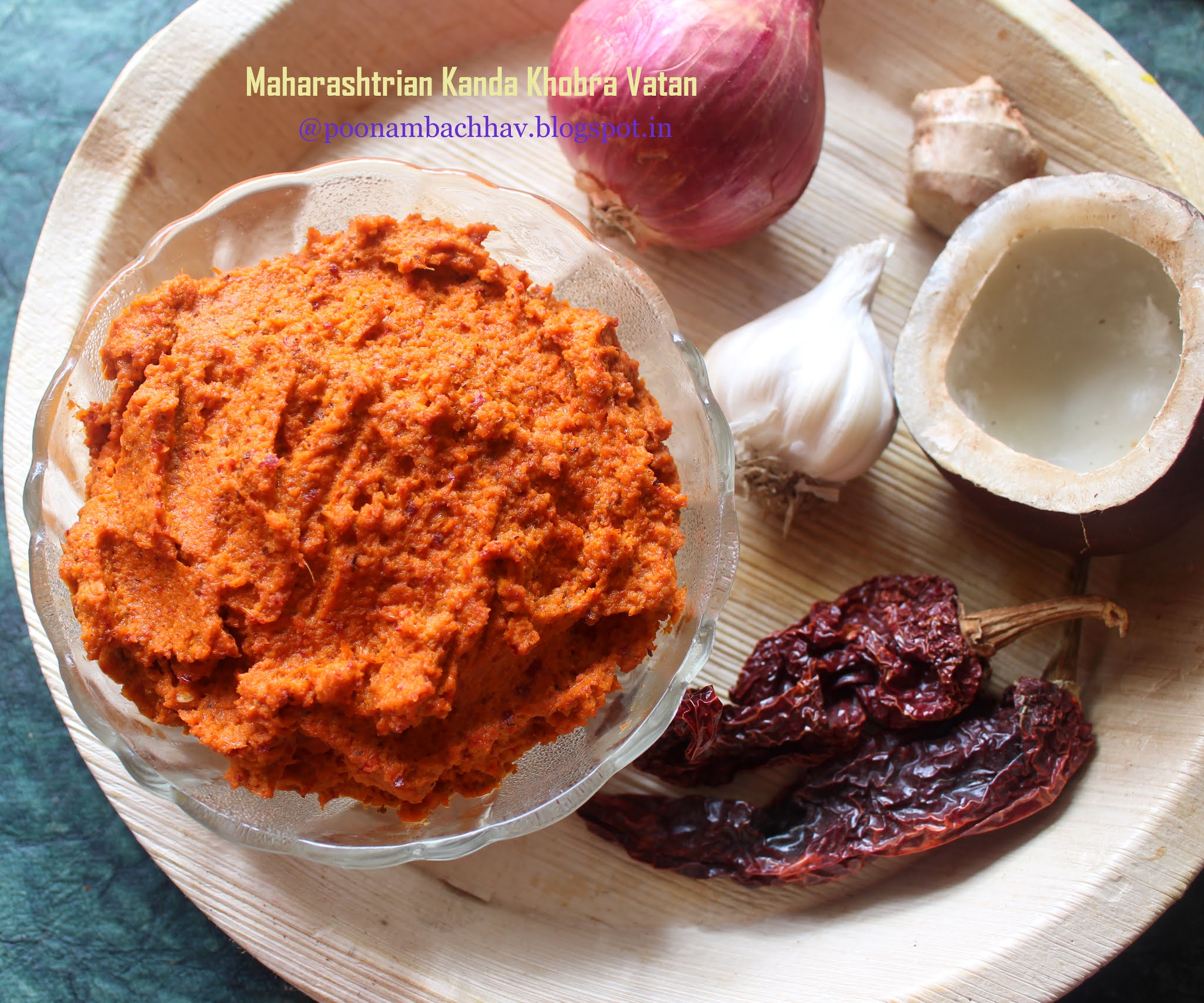 Annapurna: Maharashtrian Kanda Khobra Vatan/Onion Coconut Curry Base