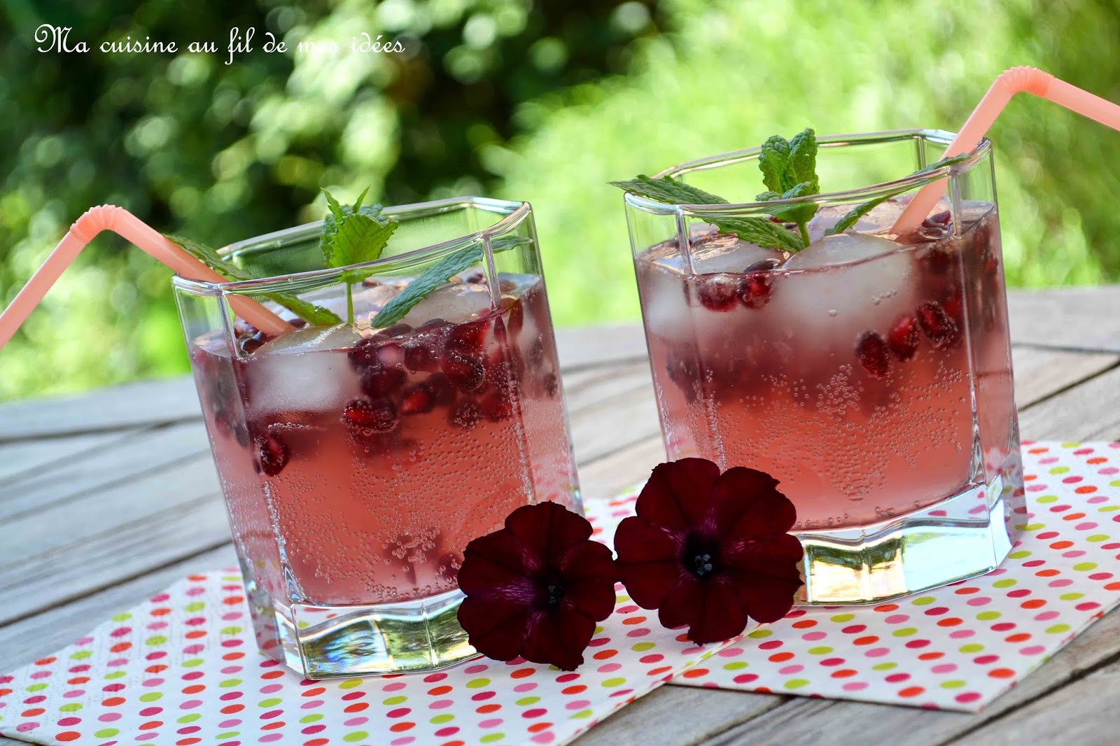 Ma cuisine au fil de mes idées...: Cocktail "Pink Tonic" ! Pamplemousse ...