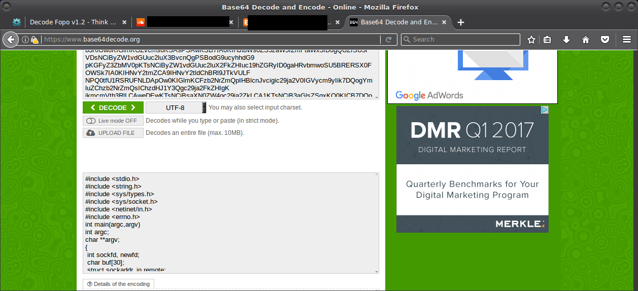 Decryption And Analysis Of A Shell Backdoor