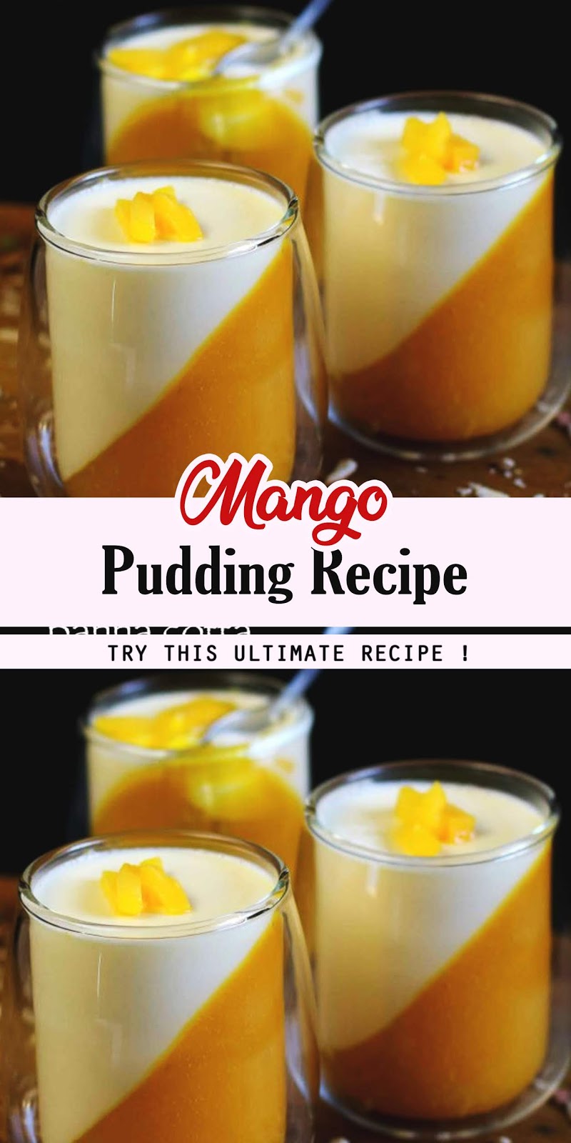 mango pudding recipe - SELASA WAWAN