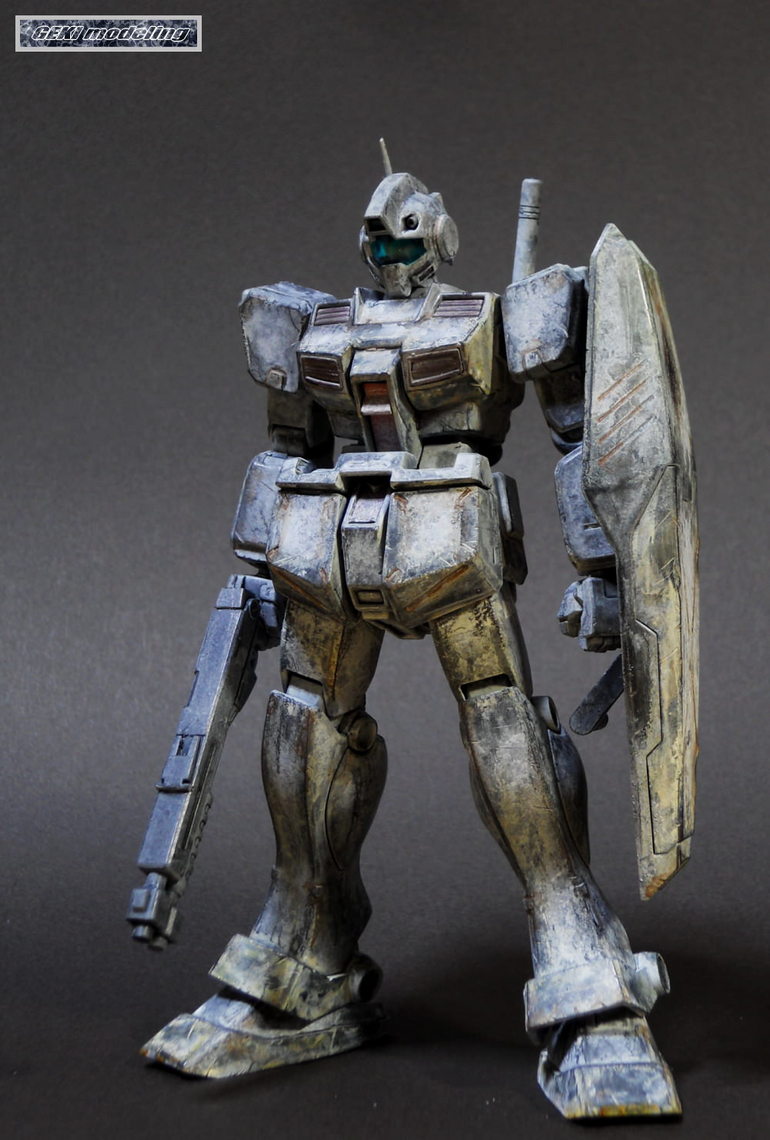 HGUC 1/144 Winter Camouflage GM Custom Build