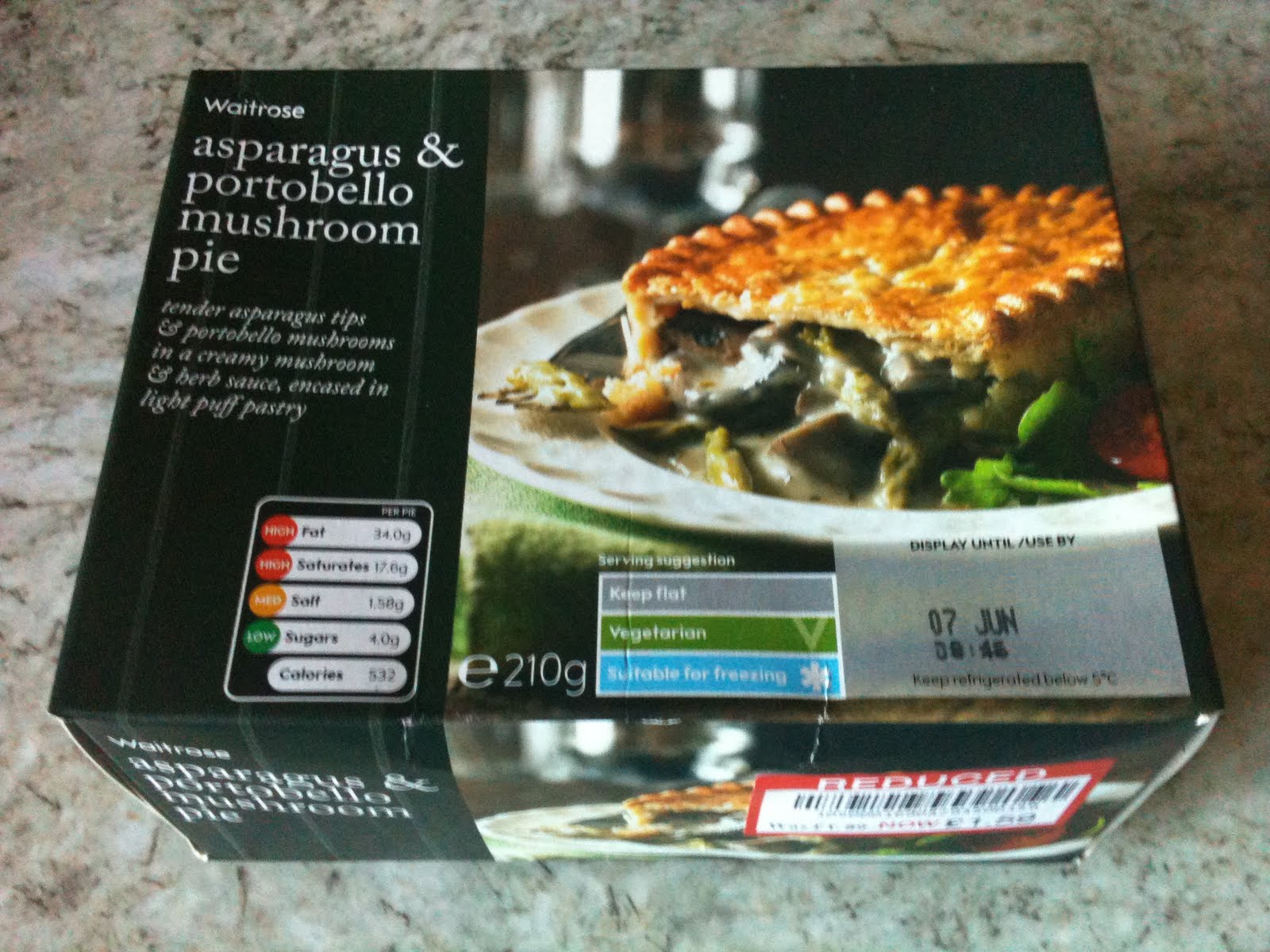Hampshire Vegetarians & Vegans: Waitrose Asparagus and Portobello ...