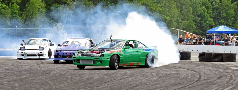 ActionshotsNH: 91st Annual Loudon Classic - Car Drifting at the Track