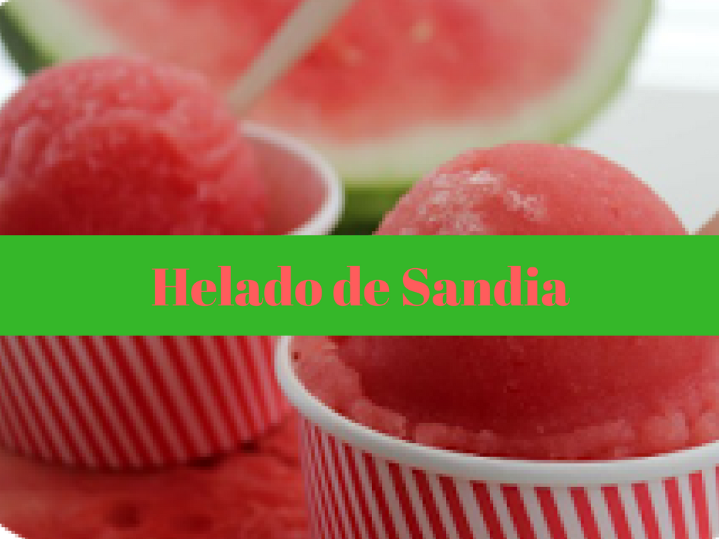 HELADO DE SANDIA | Recetas para niños y Loncheras Para Comida Infantil