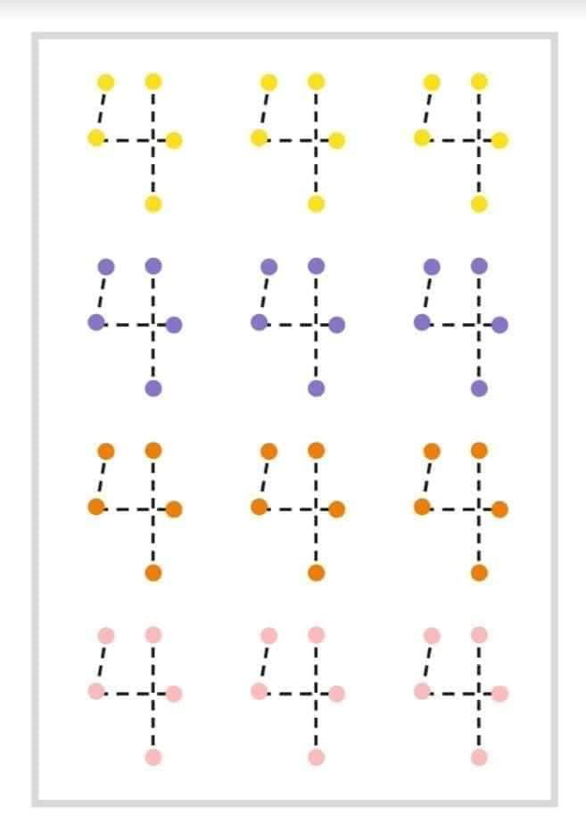 Jocuri pentru copii mari şi mici: Fise educative cu cifre punctate