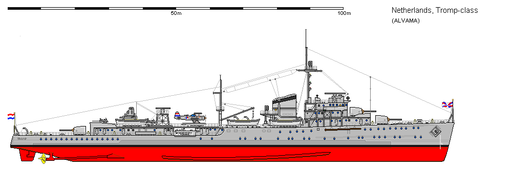 WARSHIPSRESEARCH: The Dutch cruiser Hr.Ms. De Ruyter (C 801) in 1953 ...