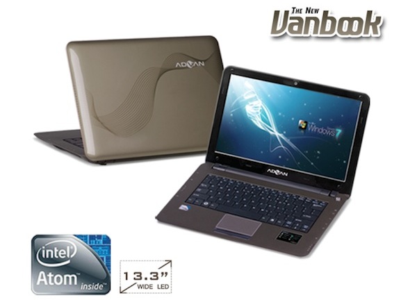Advan Vanbook P3N-51125, Netbook Layar 13.3" - Warung Ponsel