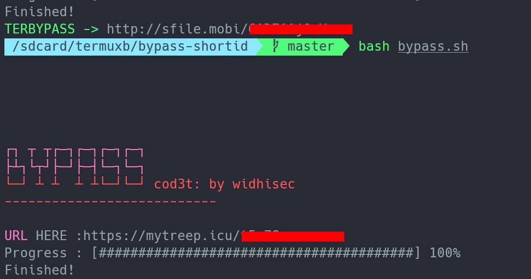 Bypass Shortlink ShortID Menggunakan Termux - NikkiXploit