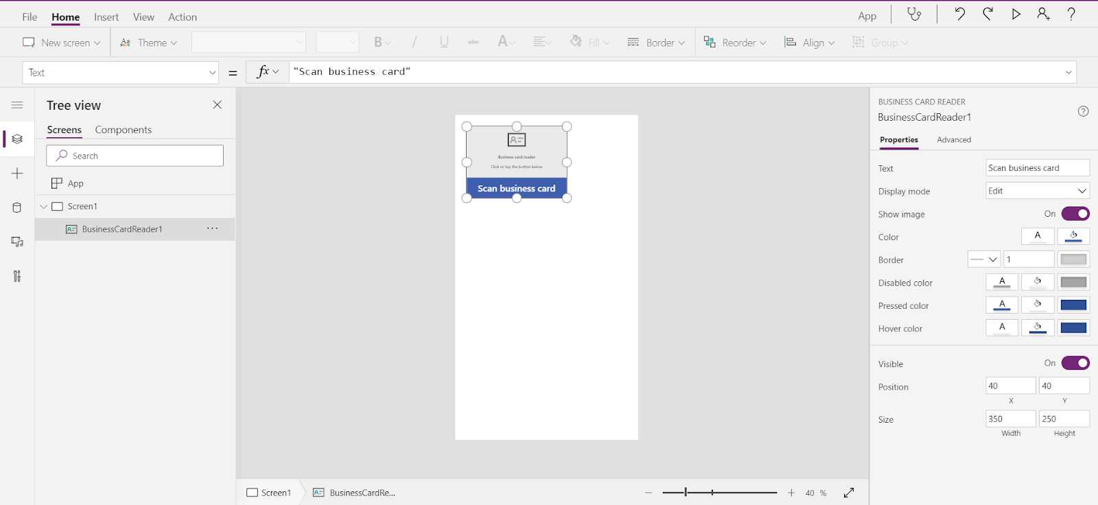 Microsoft Dynamics CE (CRM): PowerApps AI Builder : Scan Business Card ...