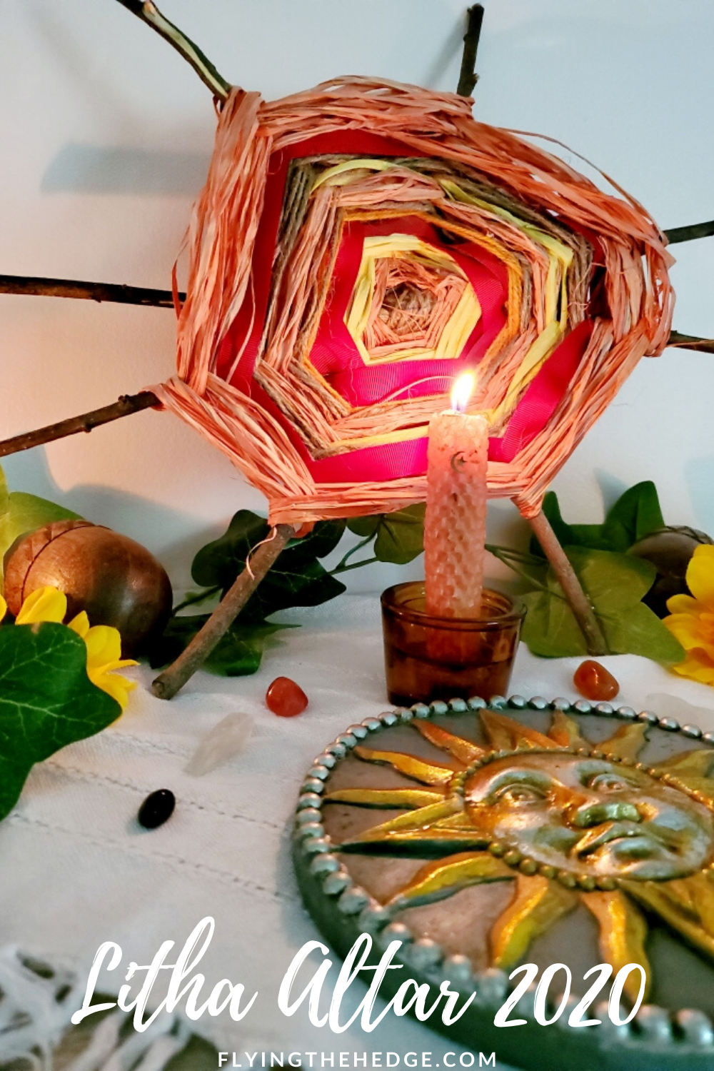 Flying the Hedge: Litha/Midsummer Solstice Altar 2020