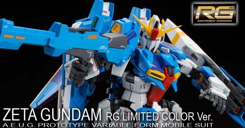 Gundam News: RG Zeta Gundam (RG Limited Color Ver.) Official Images ...