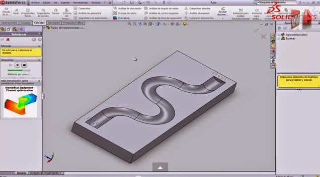 Simulation of fluid in Solidworks (FloXpress) - SolidWorks Share