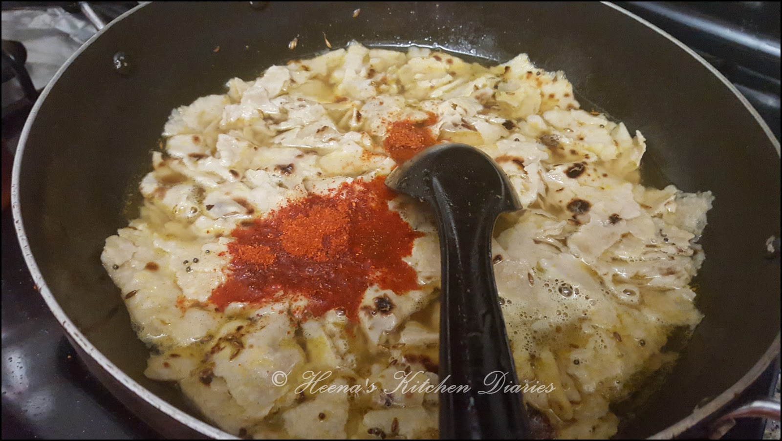 Heena's Kitchen Diaries: Instant Roti Dhokli OR Vaghareli Rotli | A ...