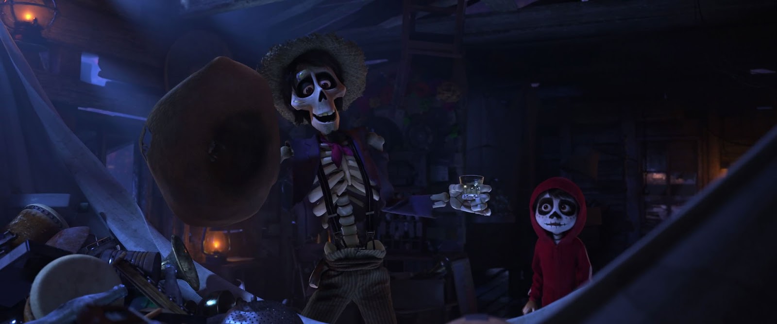 Ronnie del Carmen boards from Coco