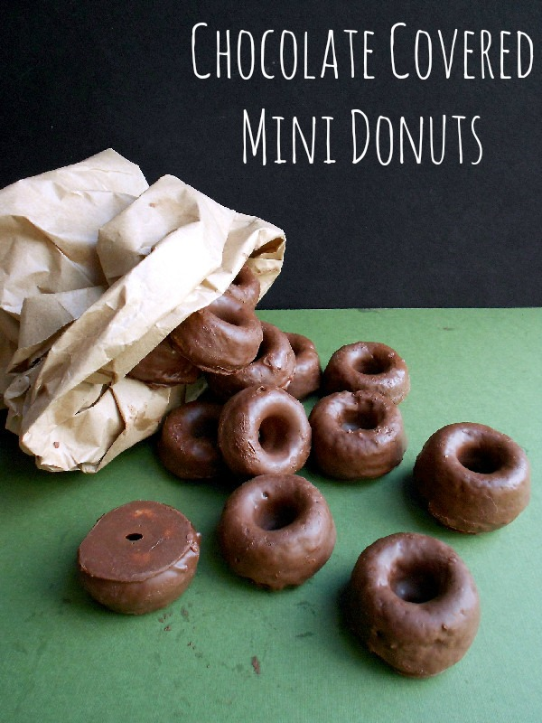 Chocolate Covered Mini Donuts - Confessions of a Confectionista