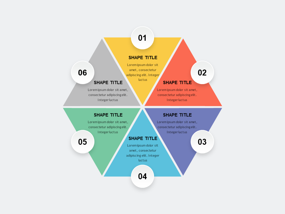 Triangle Merge Polygon PowerPoint Templates - PowerPoint Free