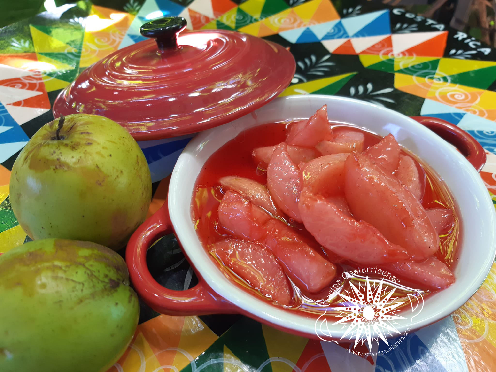 Cocina Costarricense: guinda en almíbar