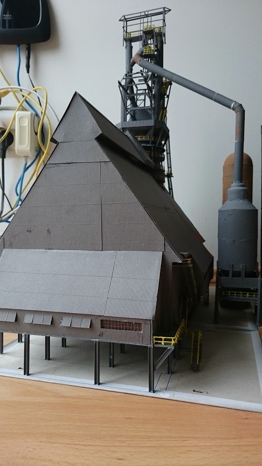 Custom N scale Steel mill | Model Train Forum