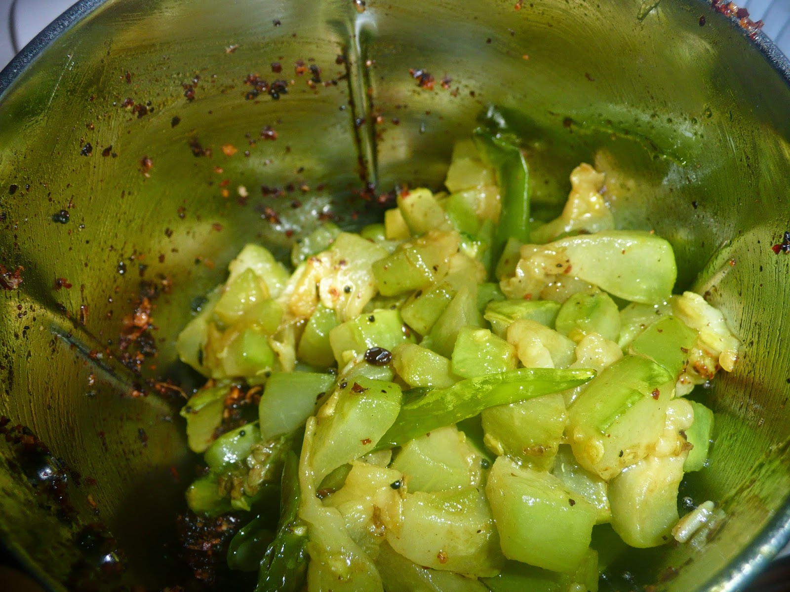 Minnie's Corner : Sorakaya Pachadi - Bottle Gourd Chutney