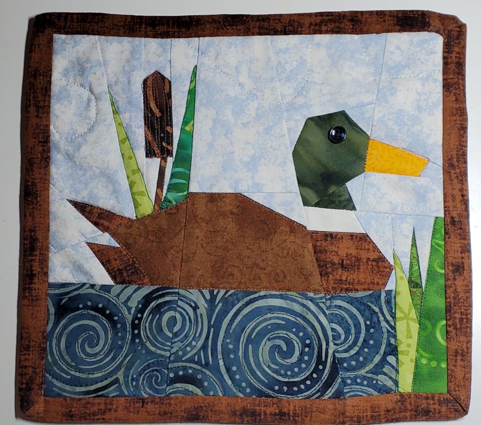 Quilting & Learning - What a Combo!: Mallard Duck Mini Finish with Free ...