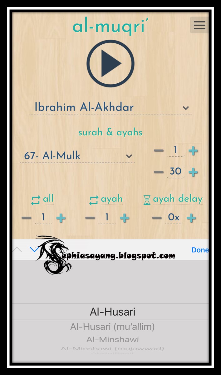 Aplikasi Al Muqri ~ !..LiFe iS @ j0YRiDe..!