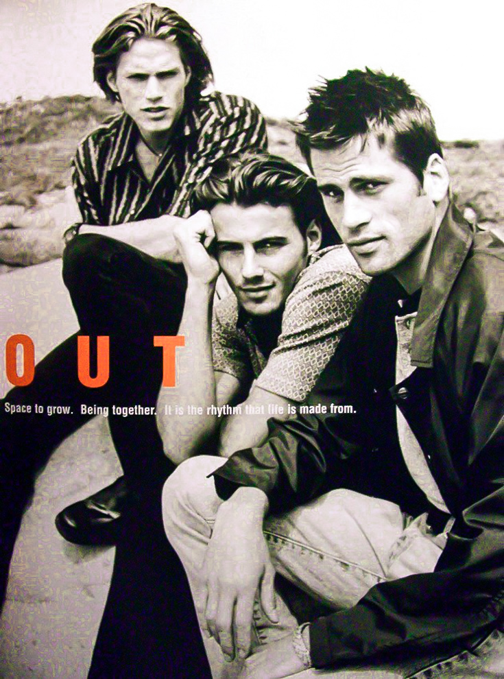 Past and present of the 90's Top Male Models | Sand By Lonneke