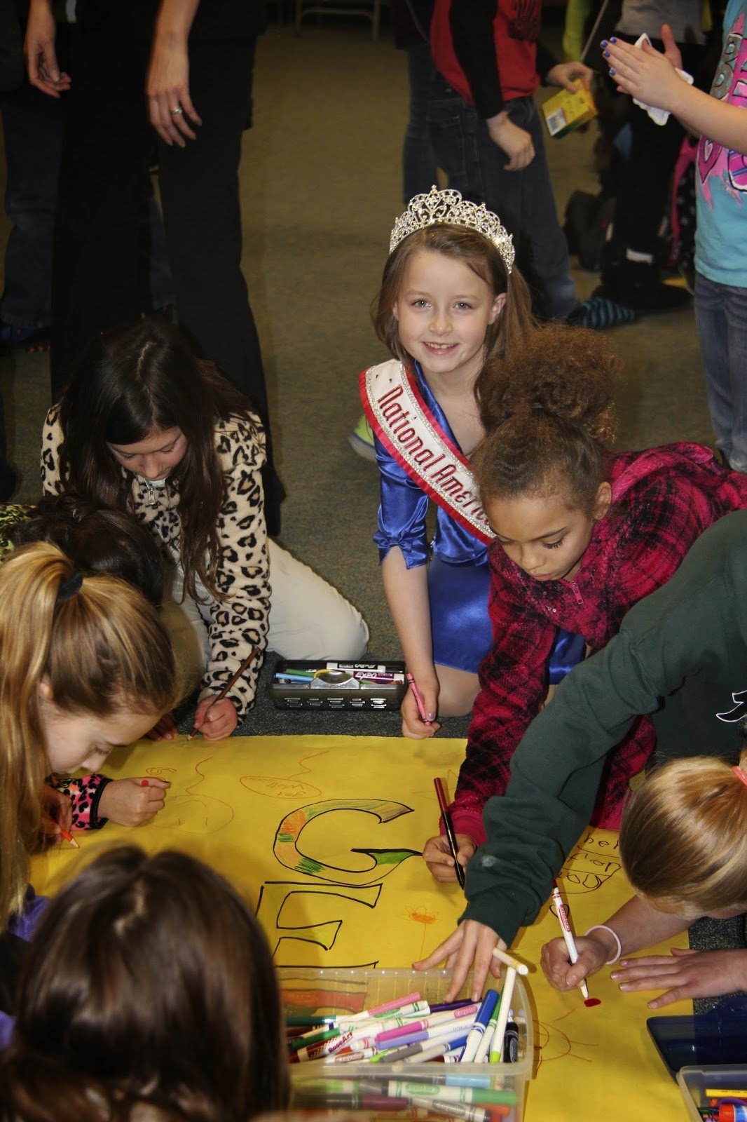 National American Miss Princess Addresses Elementary School On The