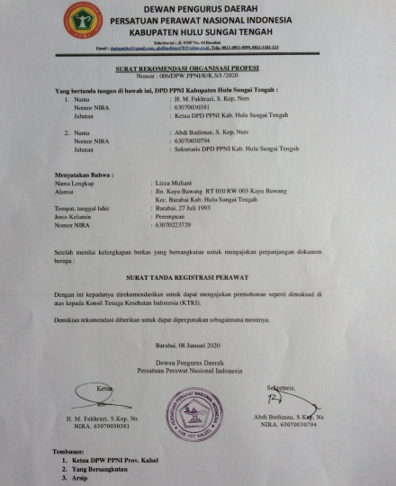 Syarat Perpanjangan STR Perawat Terbaru