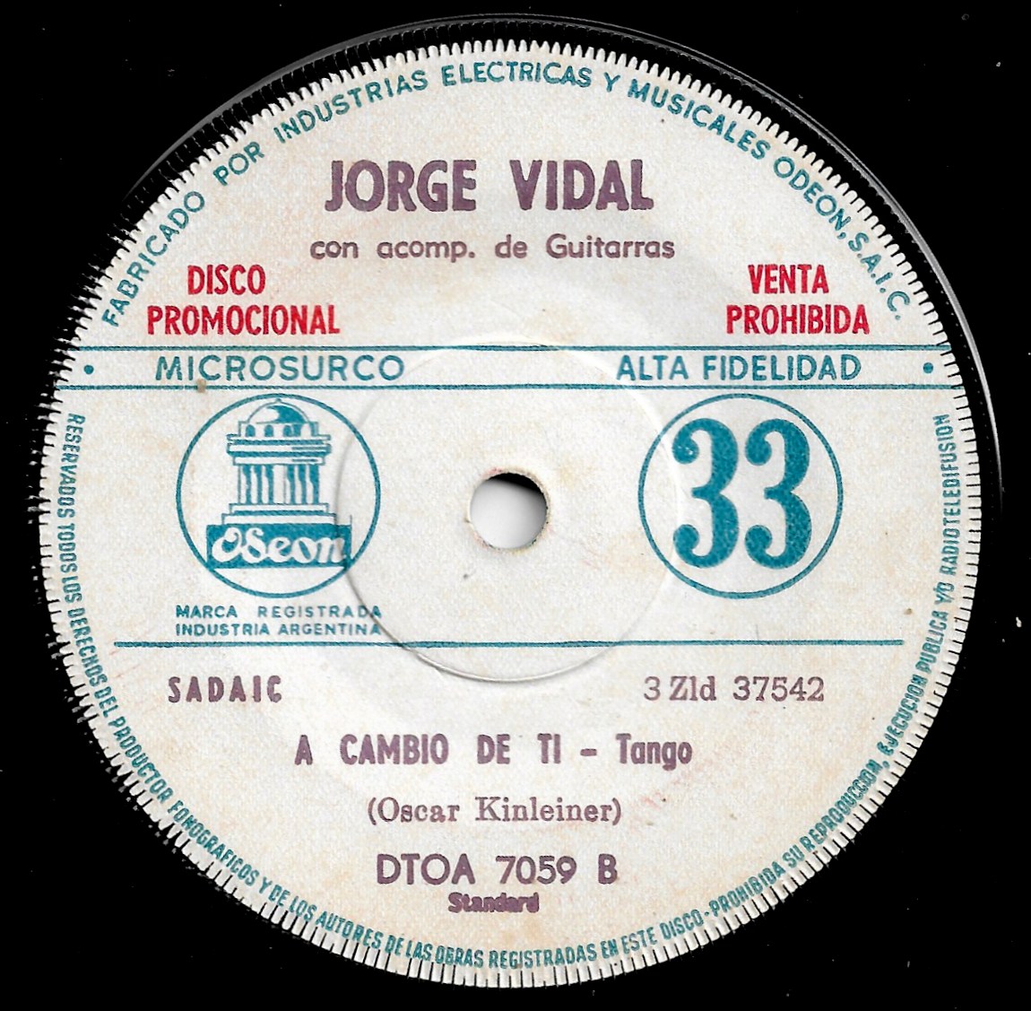 Chiquitos Originales de Tango: Vidal, Jorge