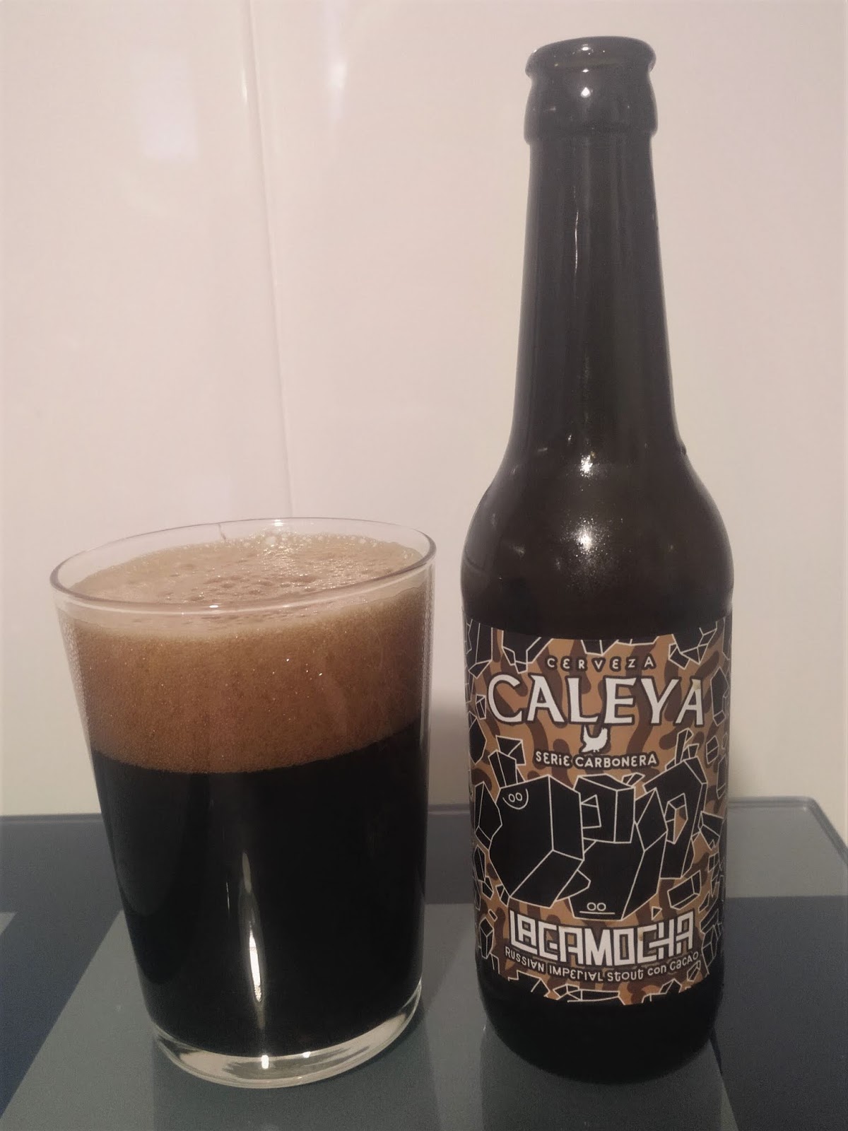 CERVEZA TEMPLARIA: Cerveza Caleya La Camocha Cacao. España