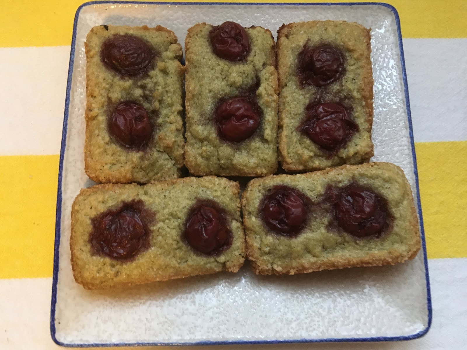 Matcha and Cherry Financiers | Laws of the Kitchen