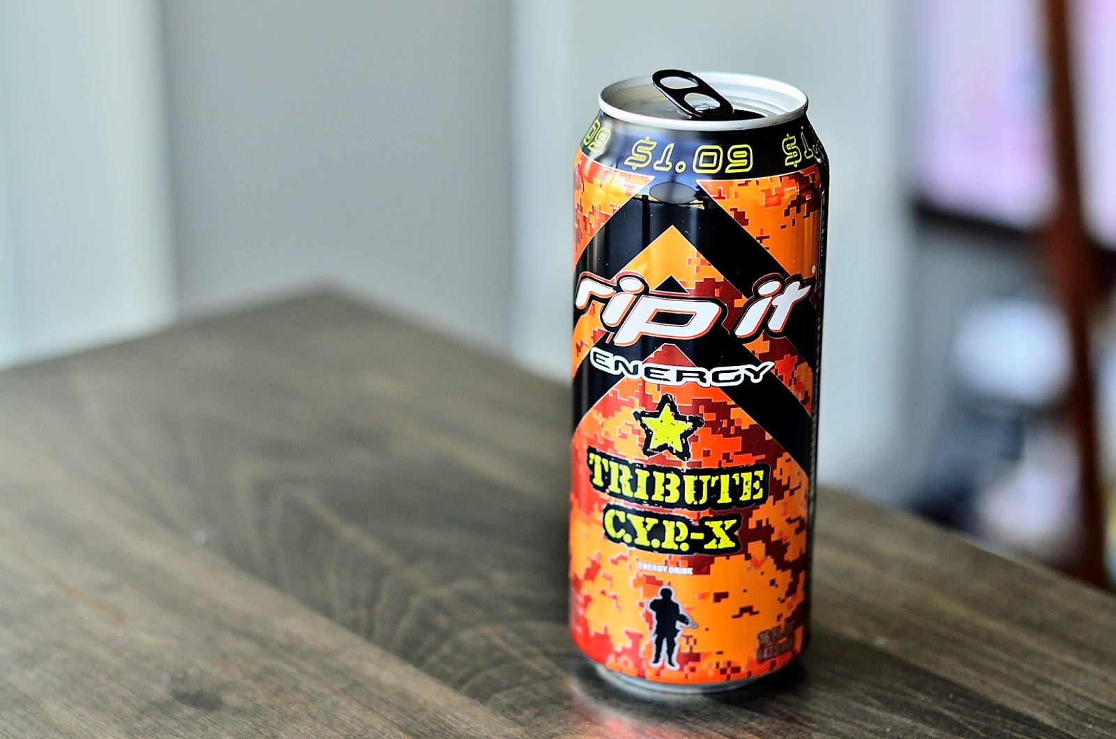 What I Drink At Work: Rip It Tribute C.Y.P.-X Energy Drink