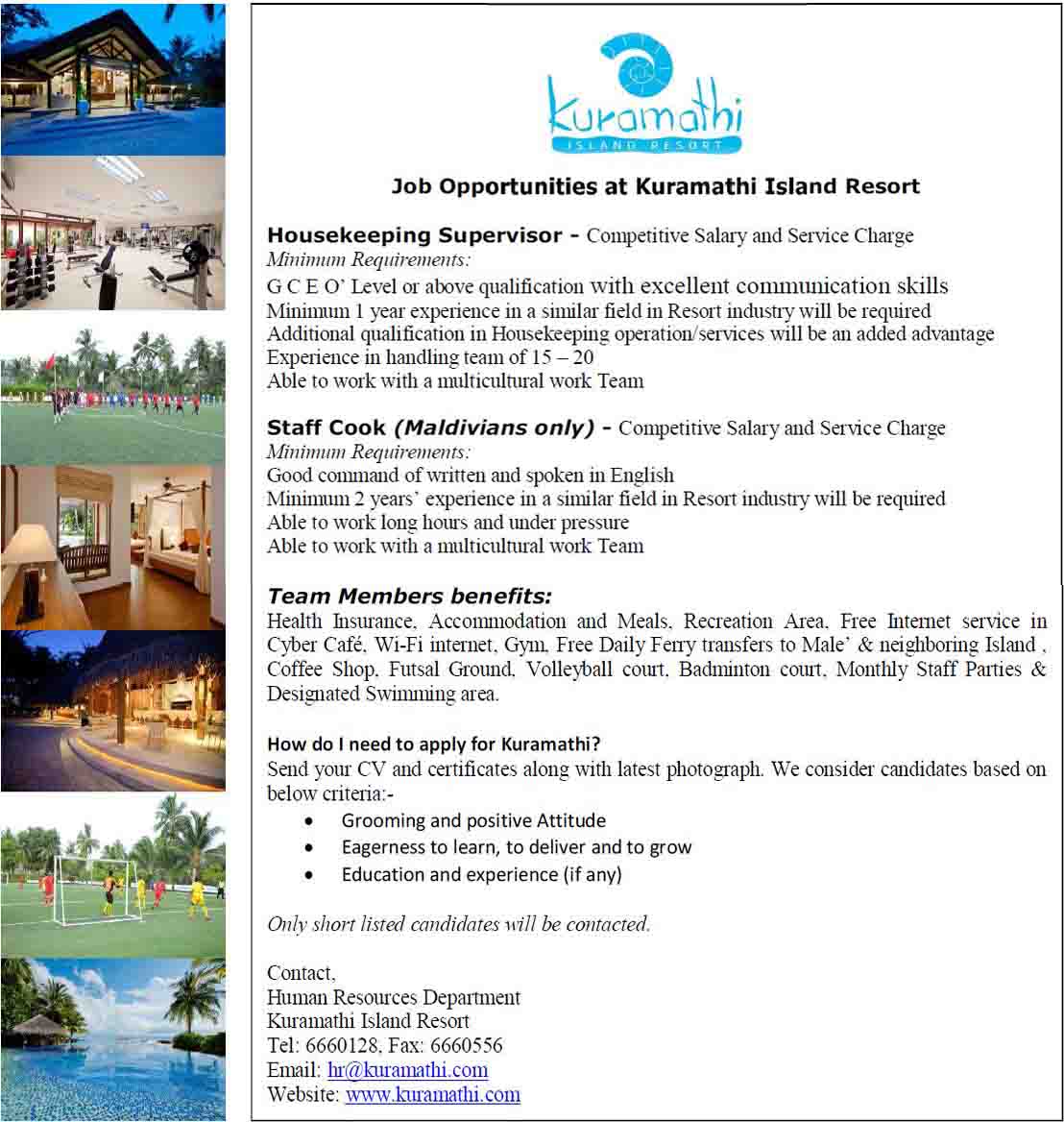 Job Maldives - Fresh Jobs in Maldives: Housekeeper jobs in Maldives