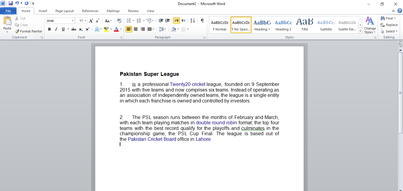 How To Write Text In Microsoft Office 2010 & How text Setting in MS ...