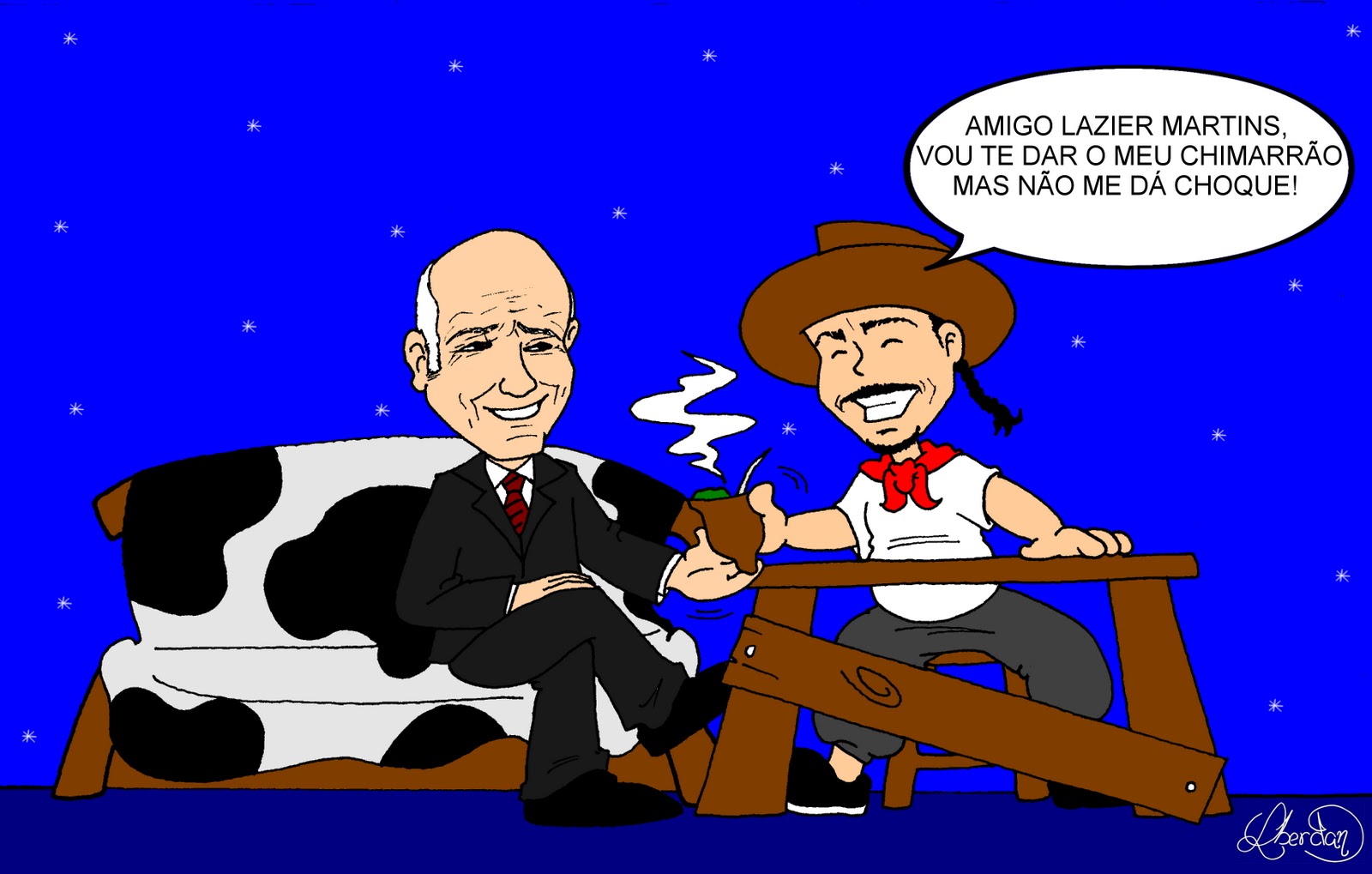 Cartoons Oberdan: Neto Fagundes!