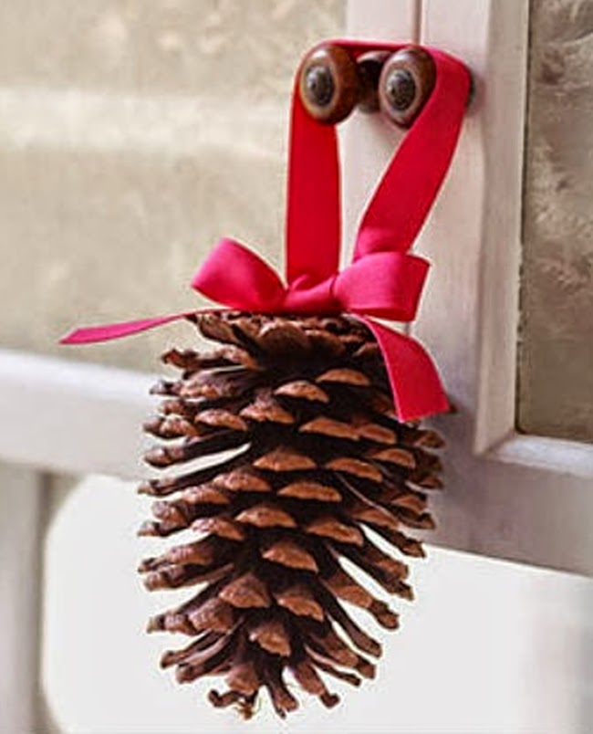 MENTŐÖTLET - kreáció, újrahasznosítás: Tobozdíszek