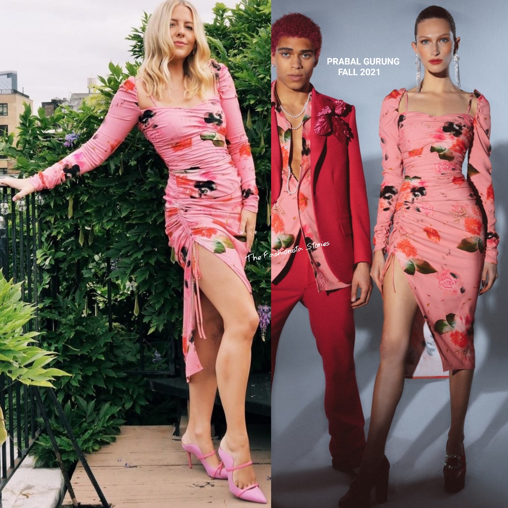 Instagram Style Helene Yorke In Prabal Gurung To Promote The Other Two